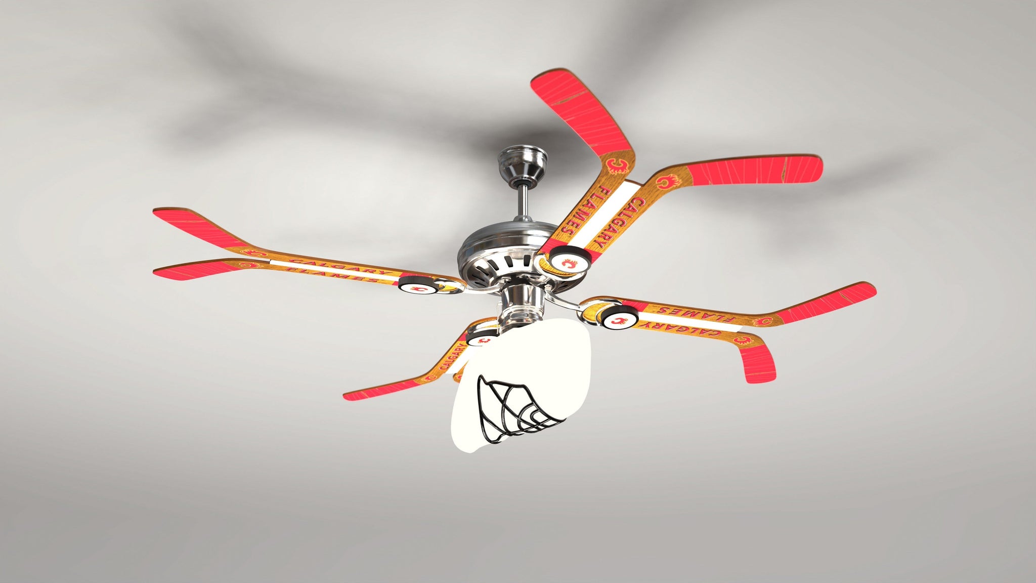 Calgary Flames® NHL Hockey Ceiling Fan – Ultimate Hockey Fans