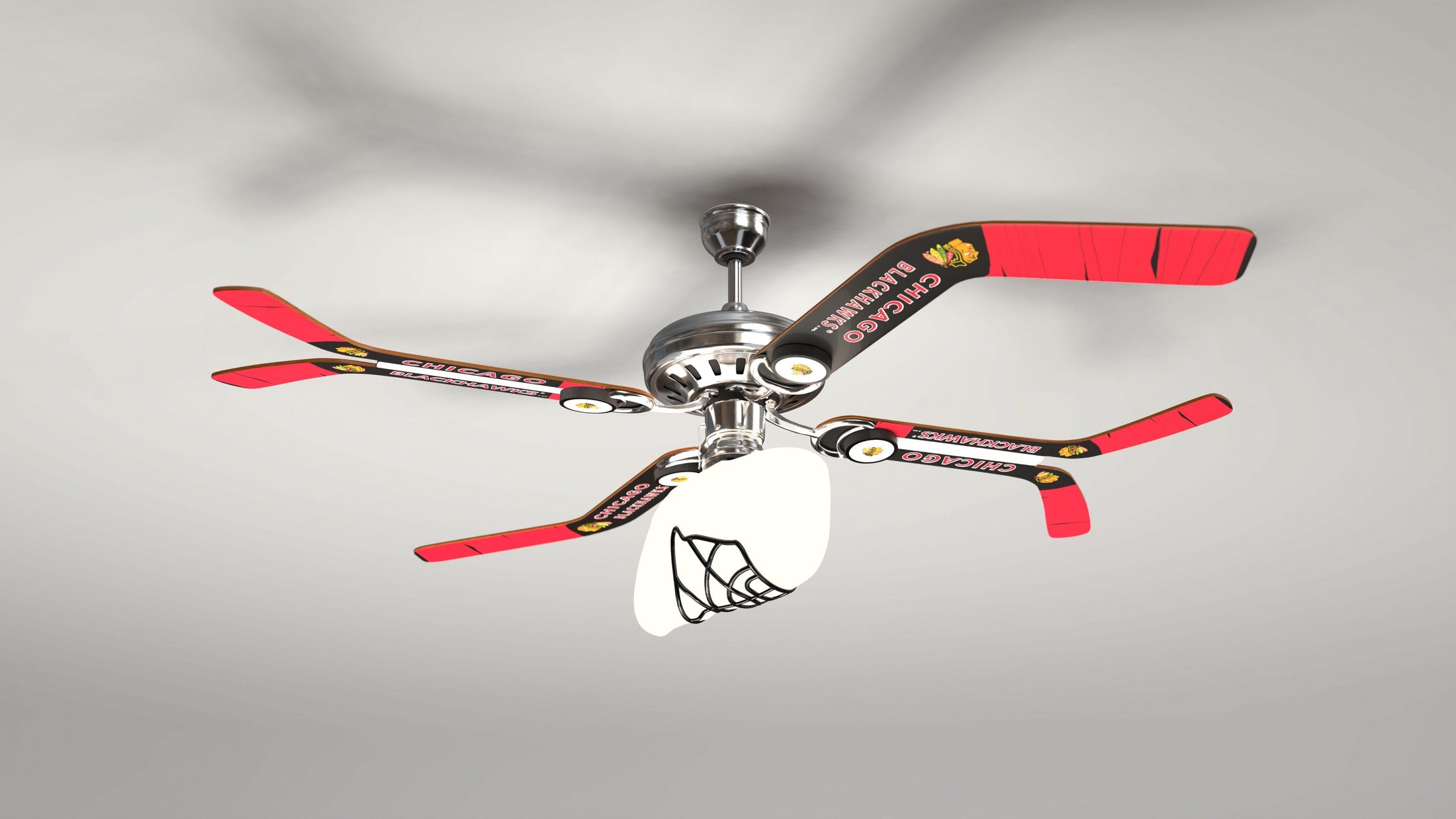 Chicago Blackhawks® NHL Hockey Ceiling Fan – Ultimate Hockey Fans
