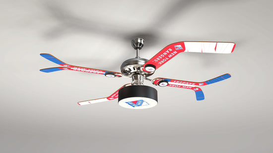 New York Rangers® NHL Hockey Ceiling Fan – Ultimate Hockey Fans