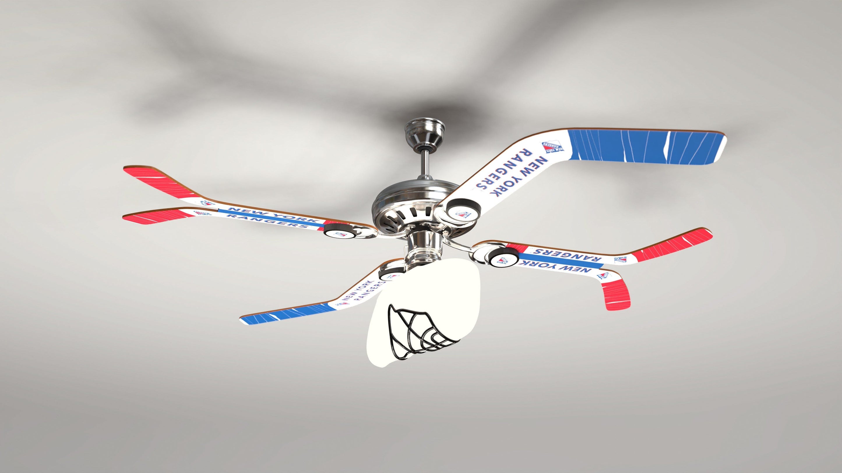 New York Rangers® NHL Hockey Ceiling Fan – Ultimate Hockey Fans