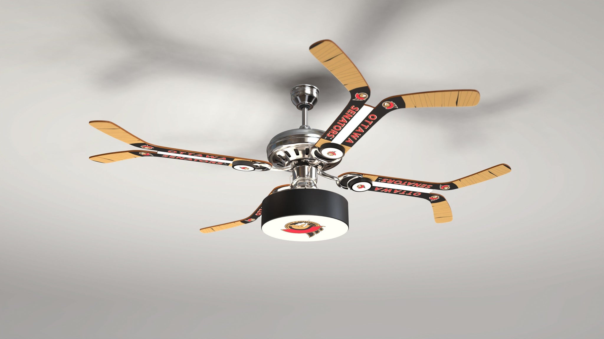 Ottawa Senators® NHL Hockey Ceiling Fan – Ultimate Hockey Fans