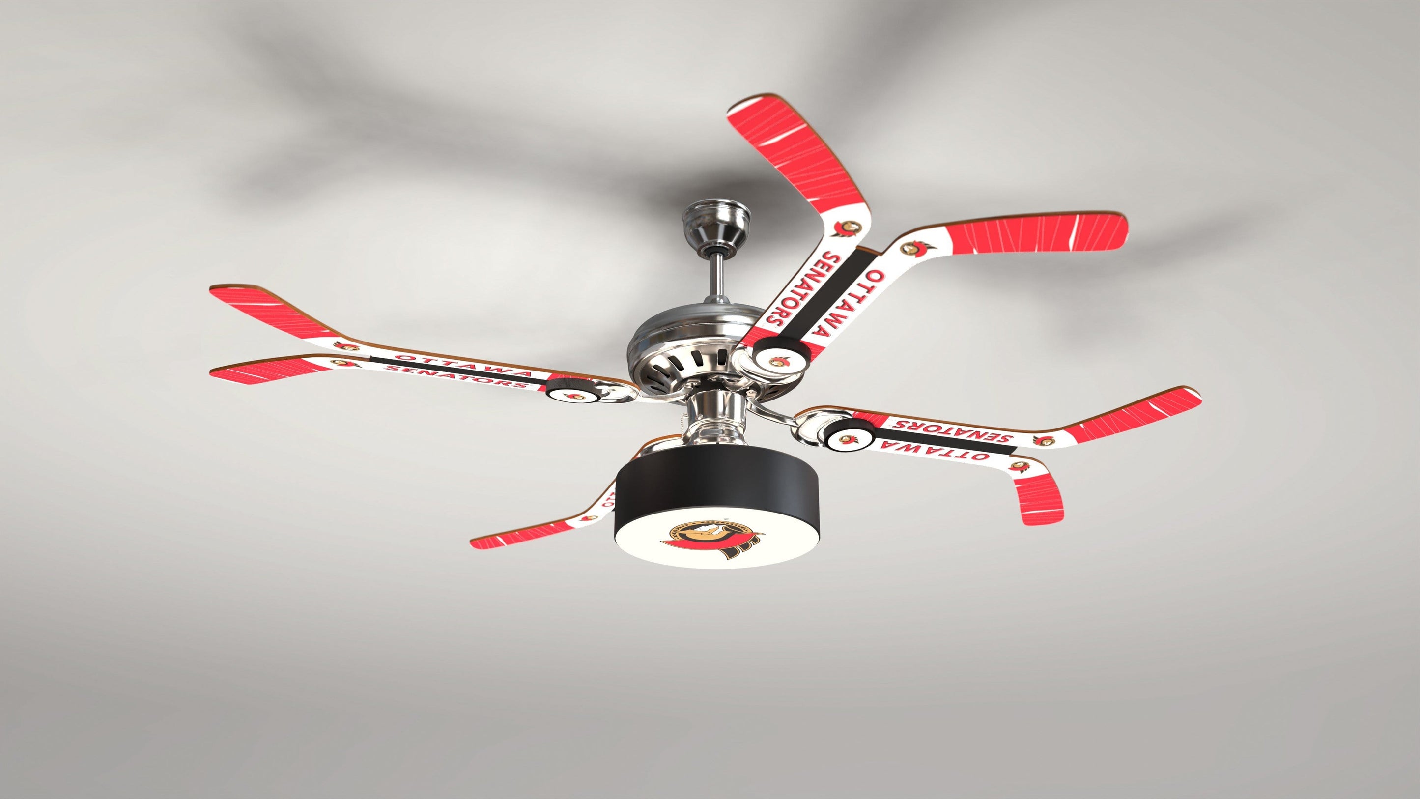 Ottawa Senators® NHL Hockey Ceiling Fan – Ultimate Hockey Fans